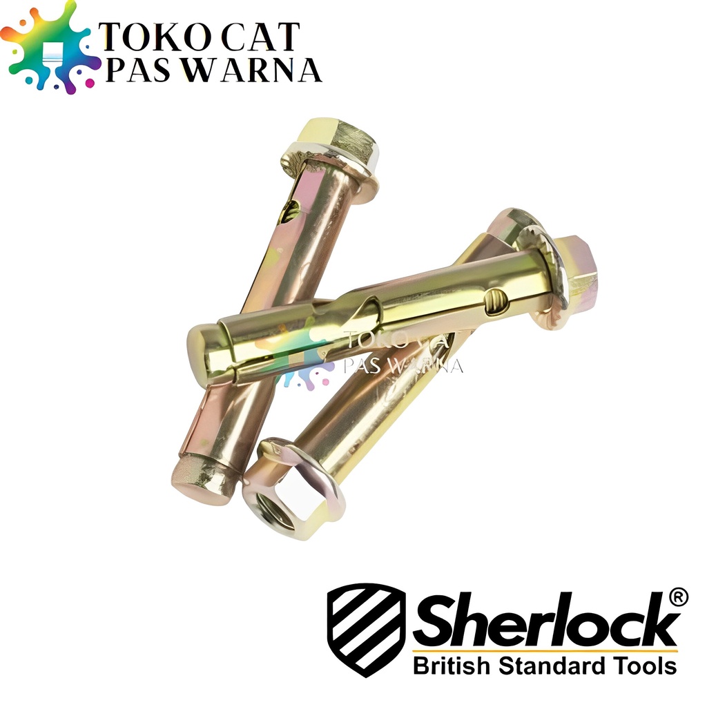 Jual Dinabolt / Anchor Bolt Dinding Beton Dynabolt SHERLOCK | Shopee ...