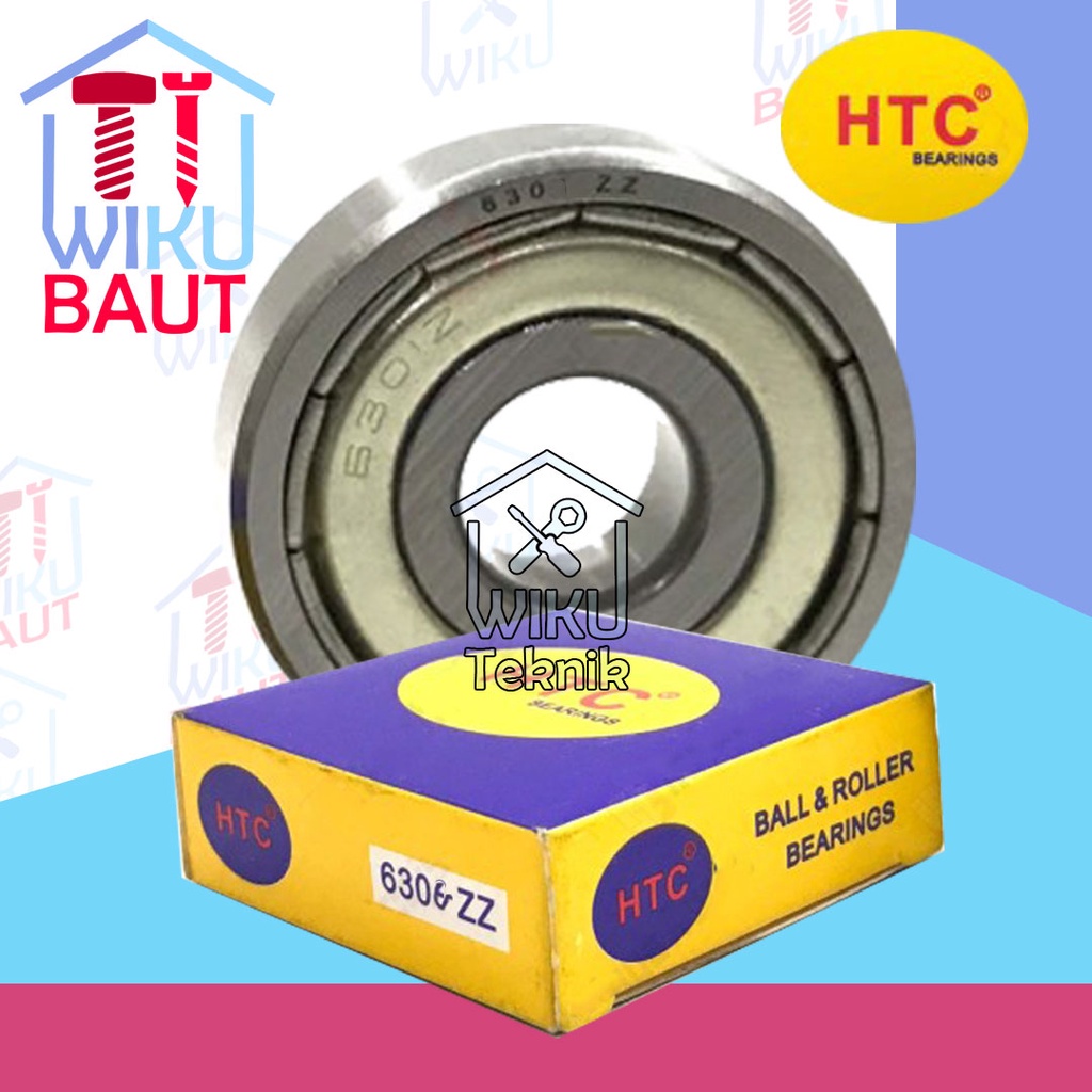 Jual HTC Laher Bearing 6305 ZZ Tutup Besi Bering Kruk AS Motor | Shopee ...