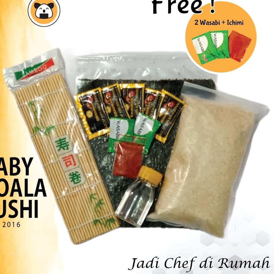 Jual PAKET BAHAN SUSHI LENGKAP 10 Porsi Halal │ Beras Japonica, Nori ...