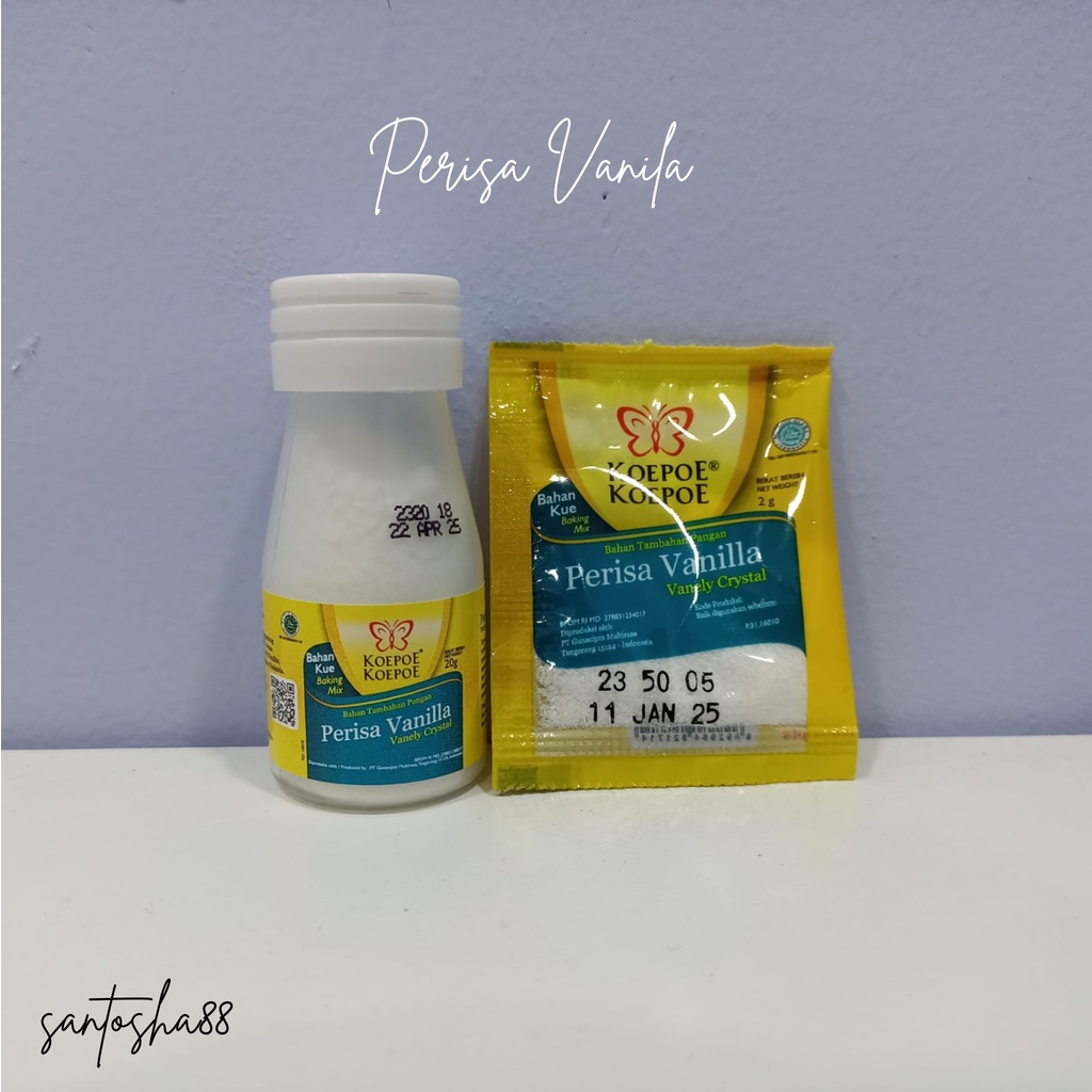 Jual Perisa Vanila Vanili Vanilli Koepo Koepo 20gr 2gr | Shopee Indonesia
