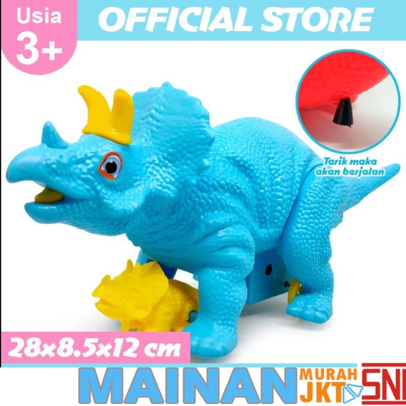 Jual MAINANKEI MAINAN ANAK OCT7230 DINO TRITOP MAINAN ANAK DINO TARIK ...
