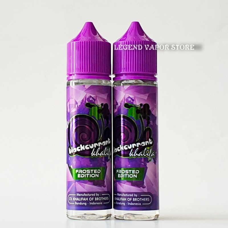 Jual FREEBASE - LIQUID BLACKCURRANT KHALIFA 60ML 3MG AUTHENTIC | Shopee ...