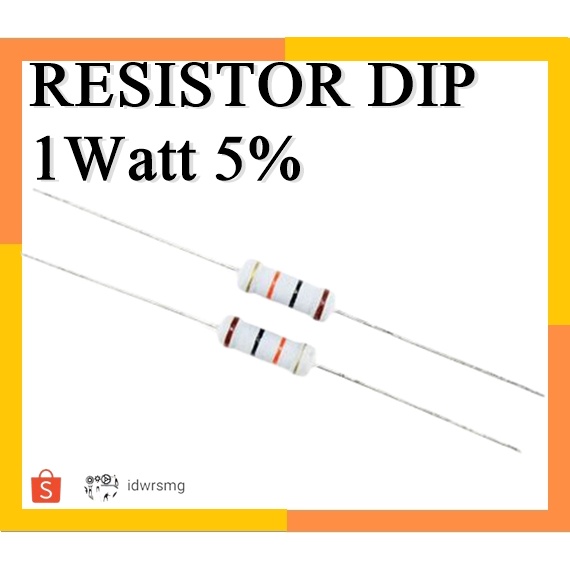 Jual R resistor 1w 1Watt 91R Ohm 91R 1 watt toleransi 5% | Shopee Indonesia