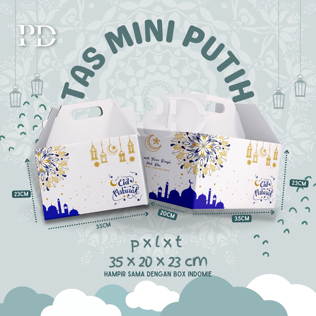 Jual TAS MINI Parcel kecil Kardus / Box Tas Lebaran / Box Parcel / Dus ...