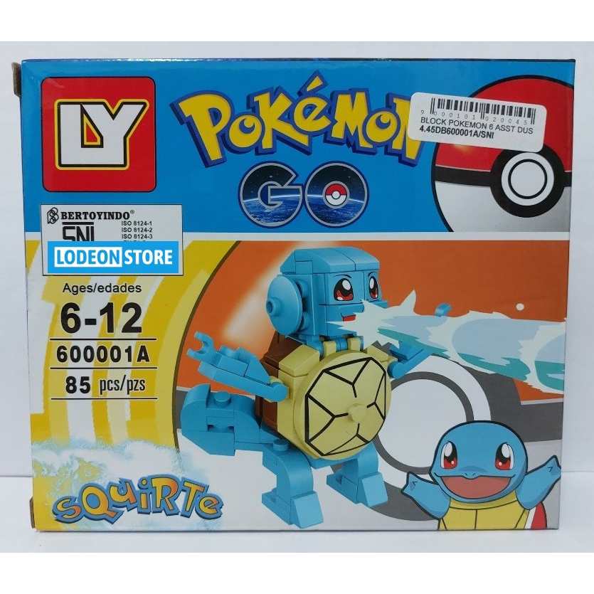 Jual Brick Pokemon Go Minifigure Ash - Pikachu - Squirtle - Charmander ...