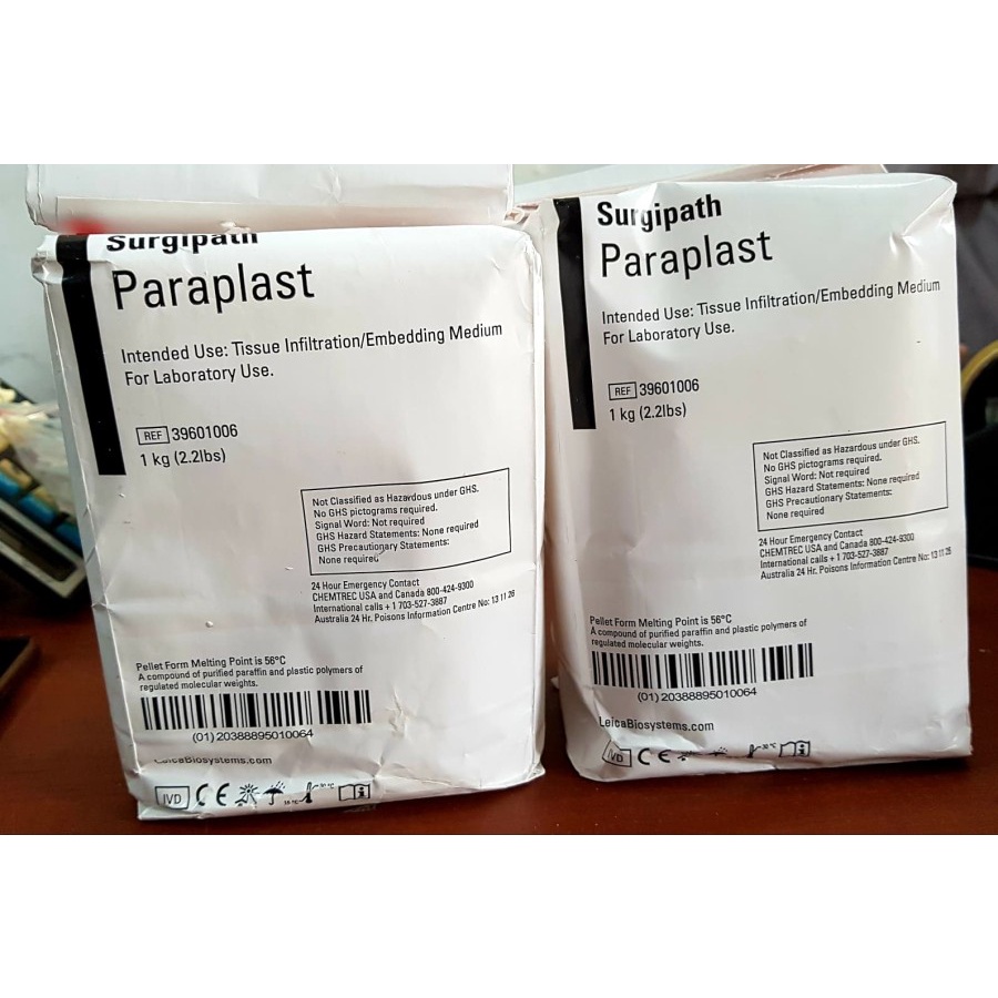 Jual Paraplast Histology Leica parafin paraplas 1kg | Shopee Indonesia