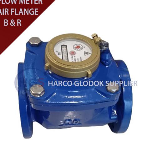 Jual Meteran Air Br Flange 2" (Inch), Water Meter / Flow Meter Br ...
