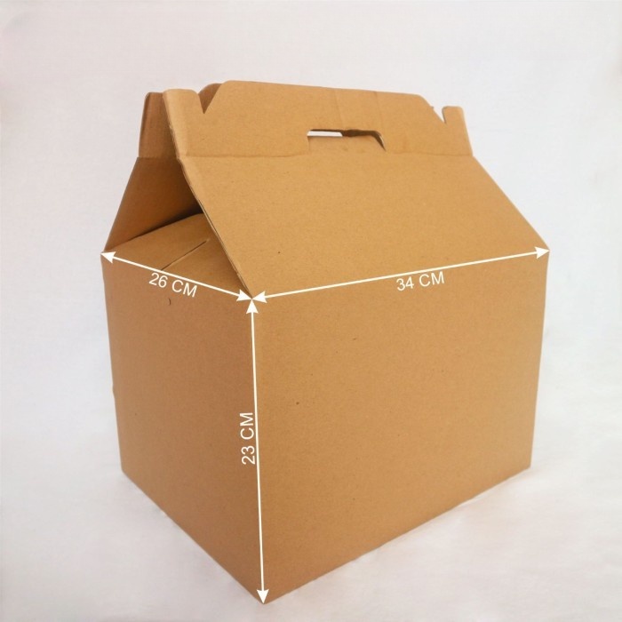 Jual Dus Jinjing Tas Kardus Kotak Tenteng Packaging Parcel Snack Box ...