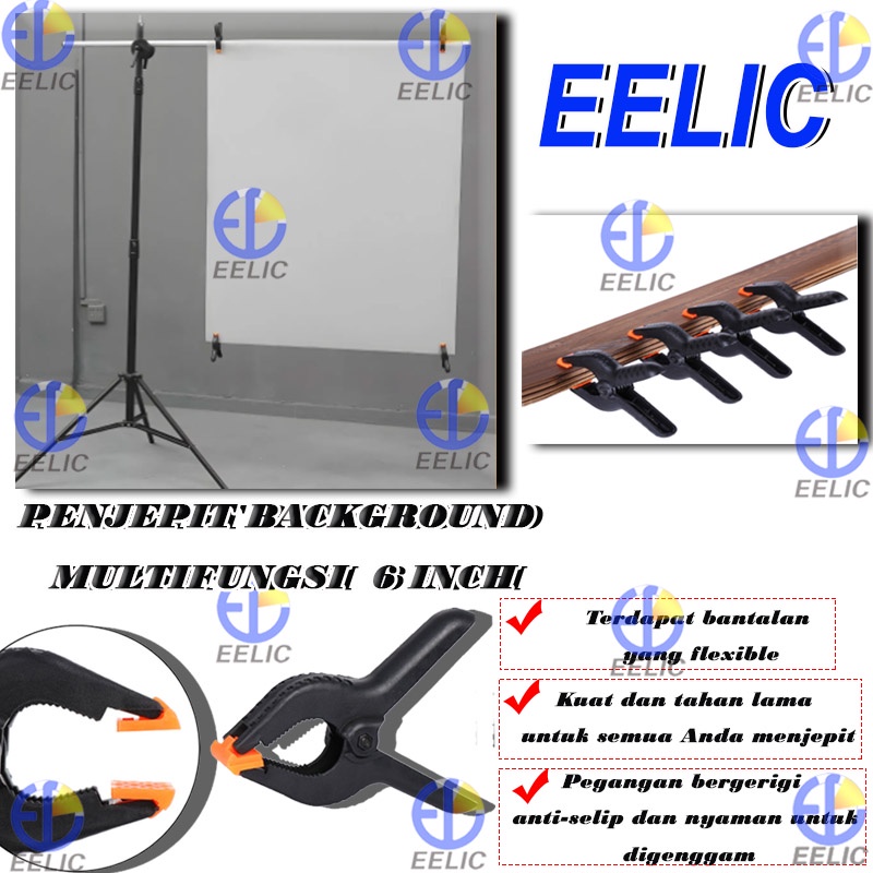 Jual EELIC KPG Klem pegas Backdrop Clamp Studio Fotografi Ada Pilihan ...