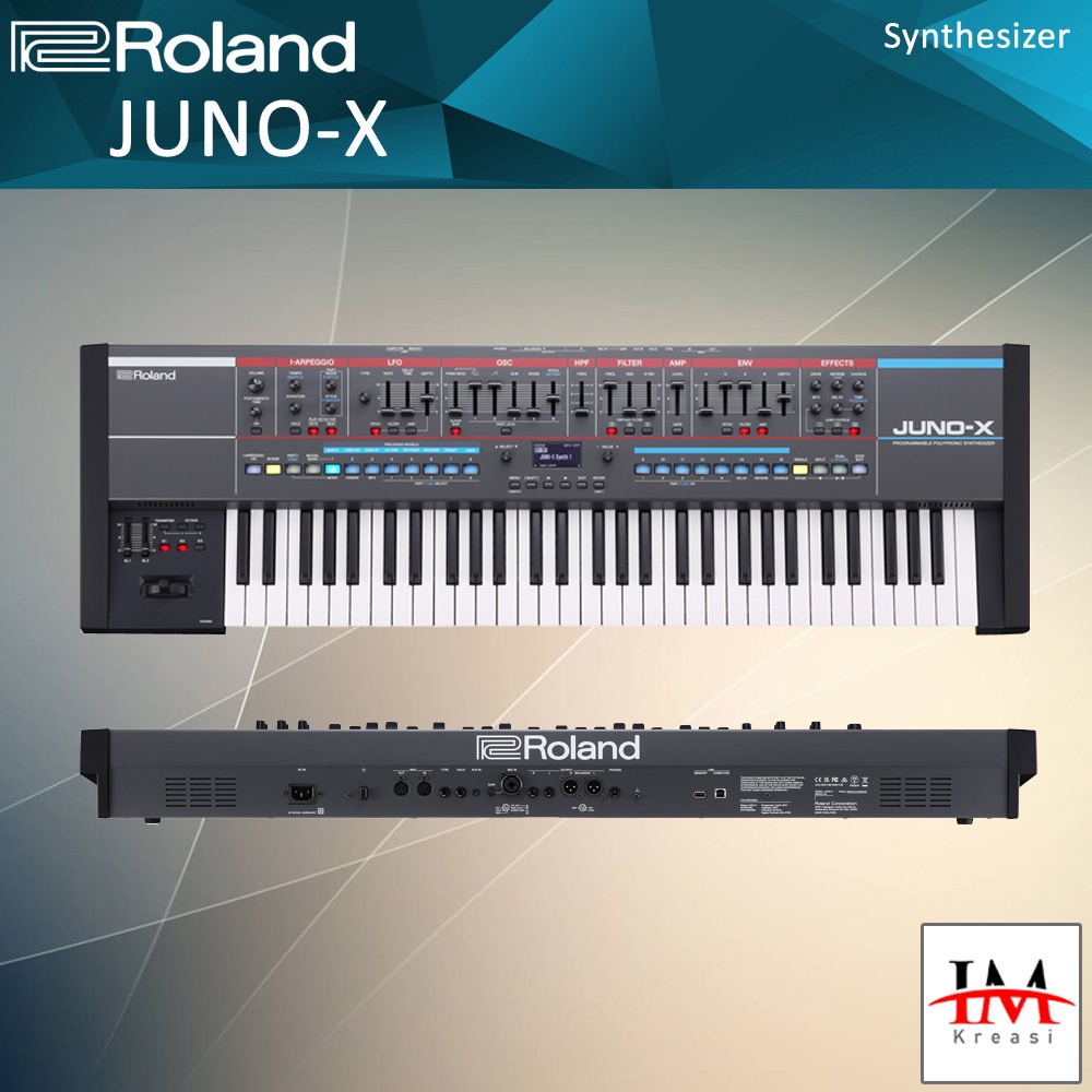 Jual Roland Juno X / JunoX Synthesizer Keyboard Garansi Resmi - 61Keys | Shopee Indonesia