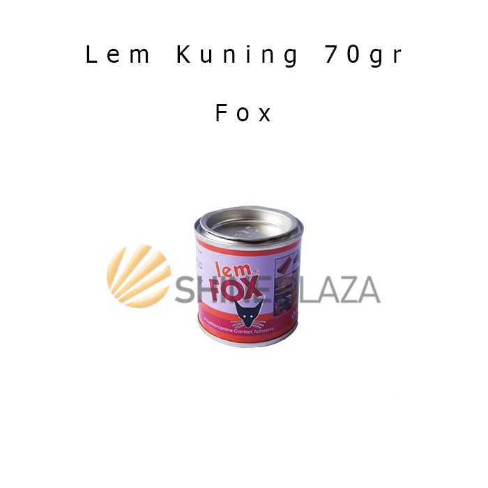Jual Lem Fox Kuning Serbaguna 70gr - Lem HPL Vinyl Glue Kaleng Merah 70 ...