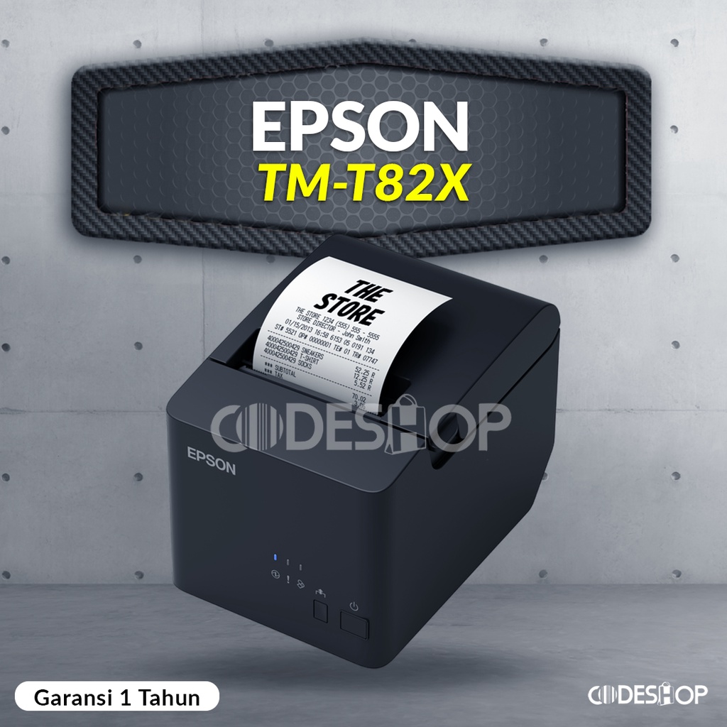Jual Printer Thermal Epson TM-T82X TMT82X - Pengganti TM82 ( Cetak ...