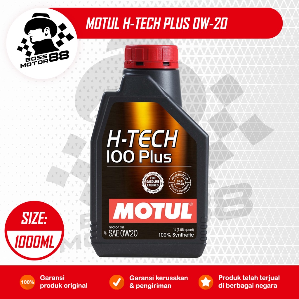 Jual Motul H-Tech 100 Plus 0W-20 1L Oli Mesin Mobil Premium Original ...