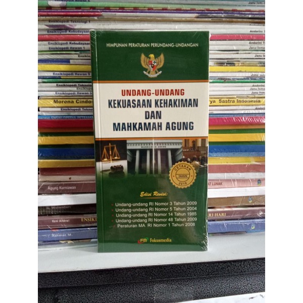 Jual BUKU UNDANG-UNDANG KEKUASAAN KEHAKIMAN DAN MAHKAMAH AGUNG ORIGINAL ... Jual BUKU UNDANG-UNDANG KEKUASAAN KEHAKIMAN DAN MAHKAMAH AGUNG ORIGINAL ...