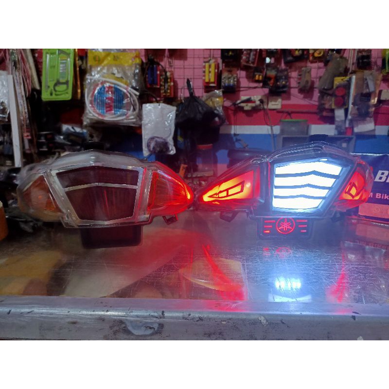 Jual Lampu stop full custom lazy Yamaha Xeon karbu/ Xeon RC / Xeon GT ...