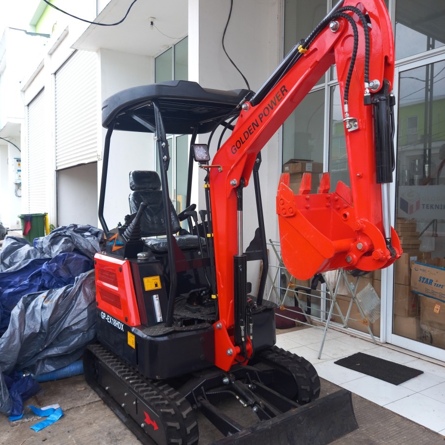 Jual EXCAVATOR ESKAVATOR EXAVATOR GOLDEN POWER GP-18HDX 1.8 TON KUBOTA ...