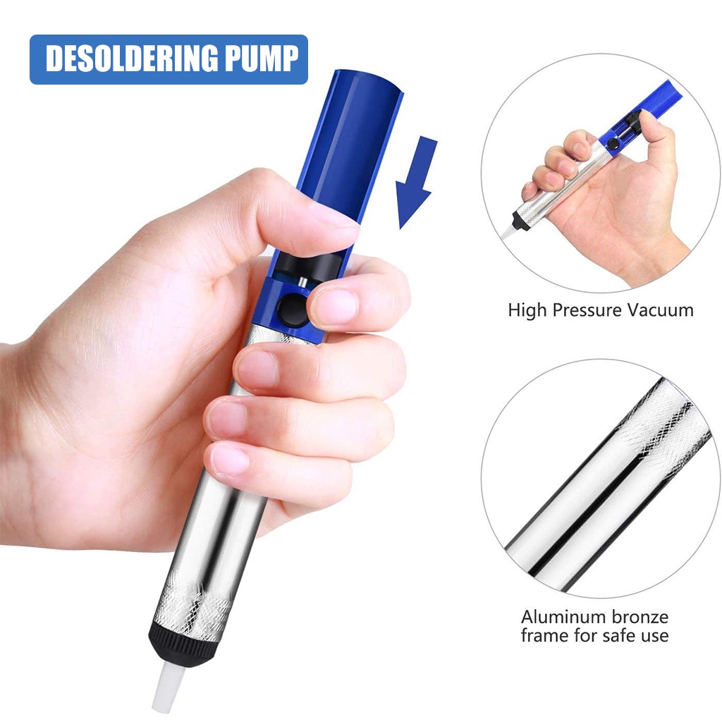 Jual Alat Pompa Penyedot Timah Solder Sedotan Timah / Disoldering Pump ...