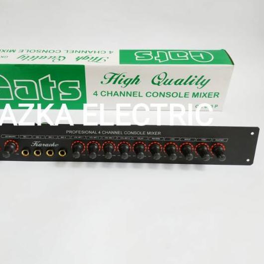 Jual Kit Mixer 4 Channel Plus Digital Echo Dan Tone Control ♥ | Shopee ...