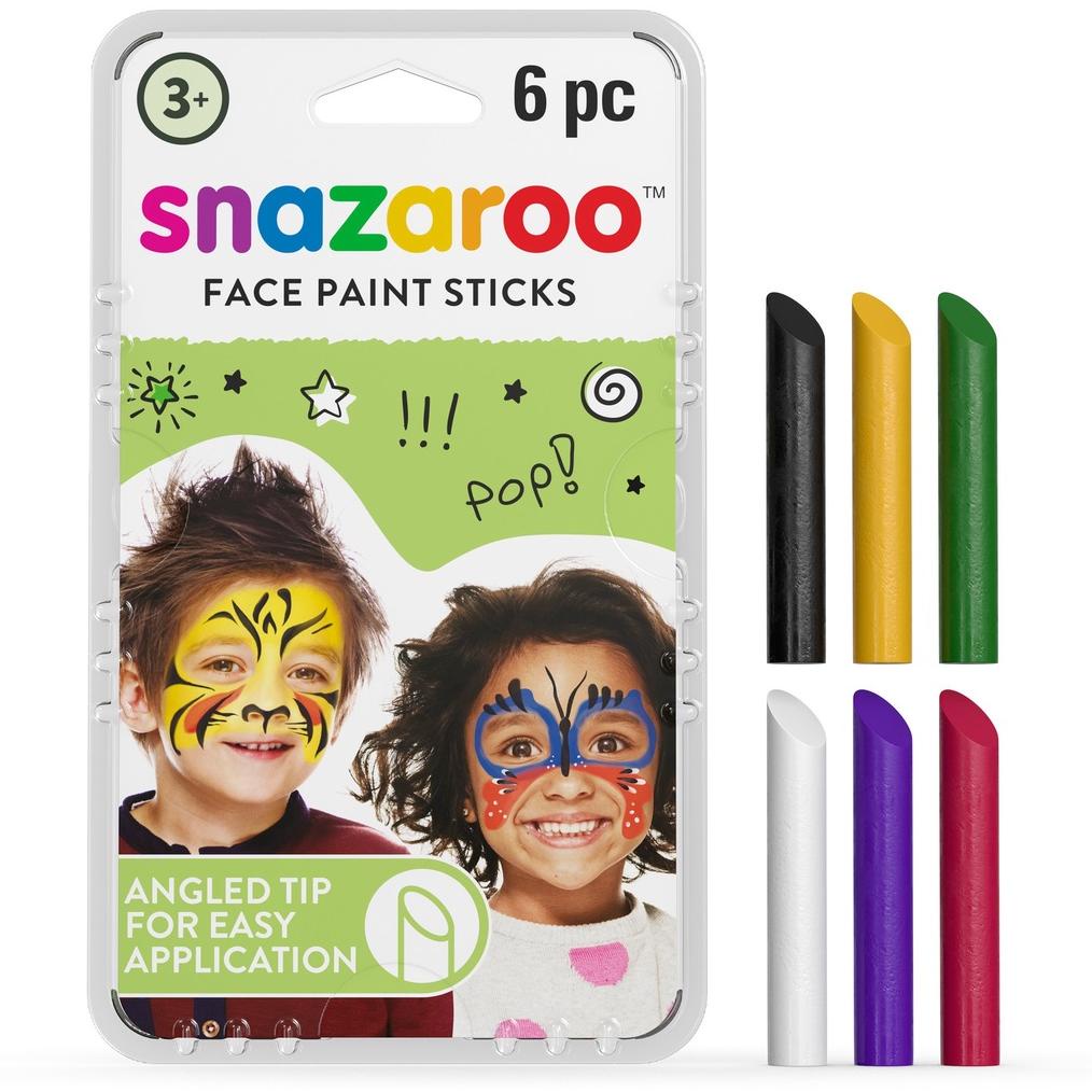 Jual Cat Muka Snazaroo Stick Face Body Paint Color Set | Shopee Indonesia
