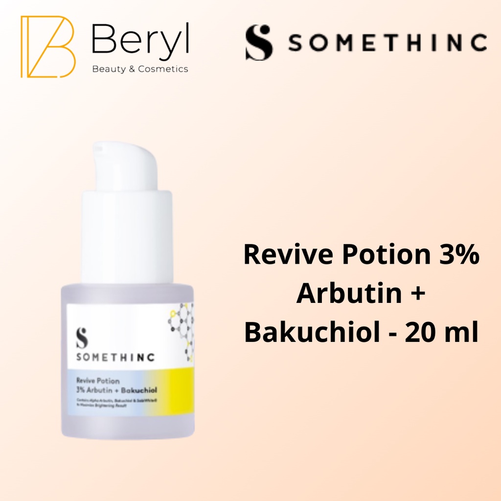 Jual SOMETHINC Revive Potion 3% Arbutin + Bakuchiol - 20 ml | Shopee ...