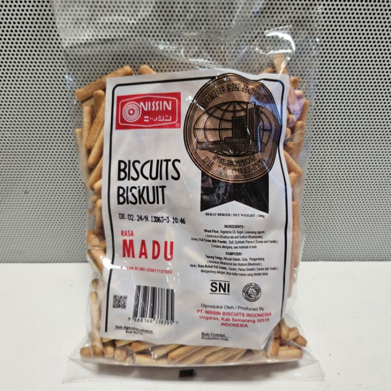 Jual Nissin Biskuit Kering (Biskuit Rasa Madu) 300gr PCS | Shopee Indonesia
