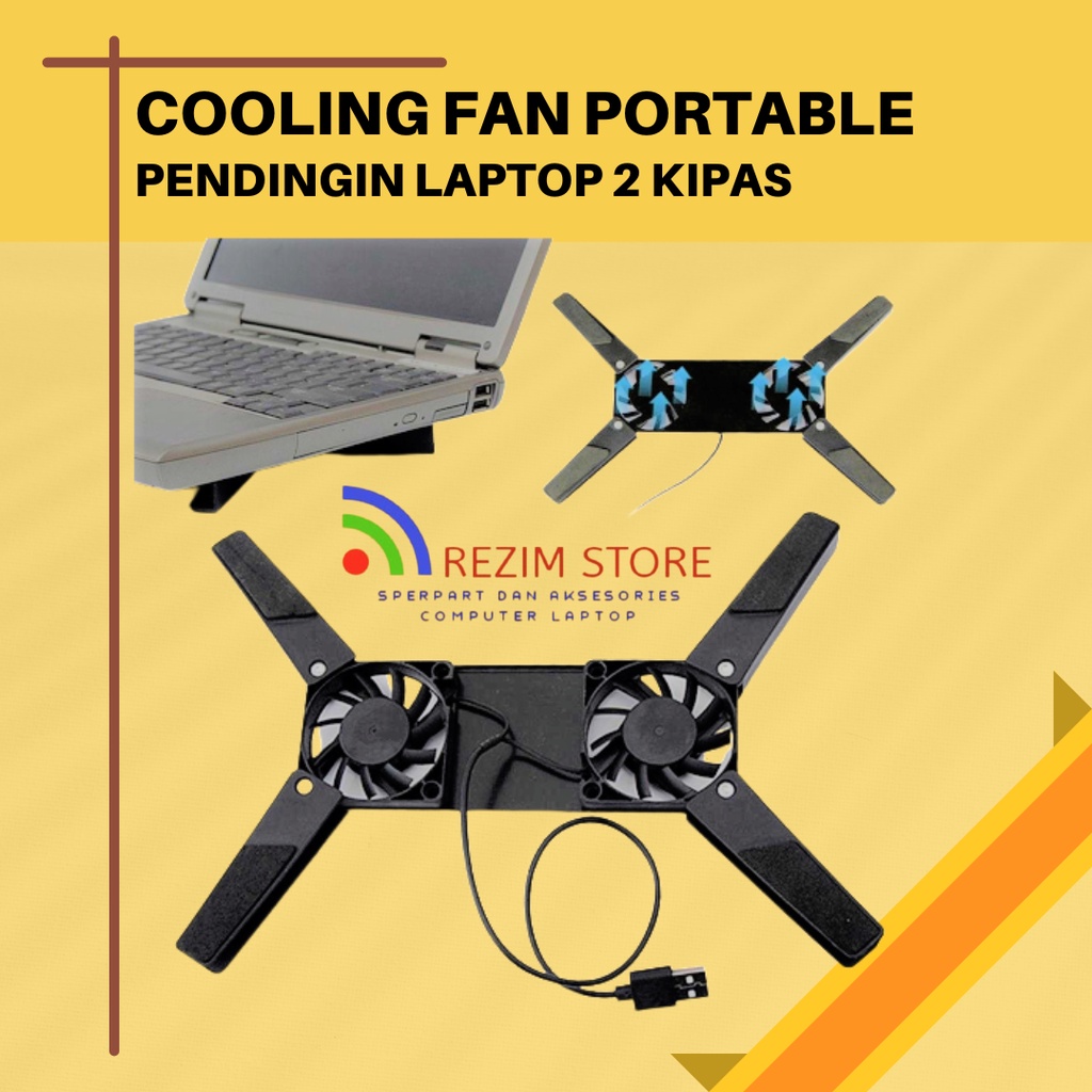 Jual Coller Cooling Pad laptop Notebook Lipat Portable X Stand ...