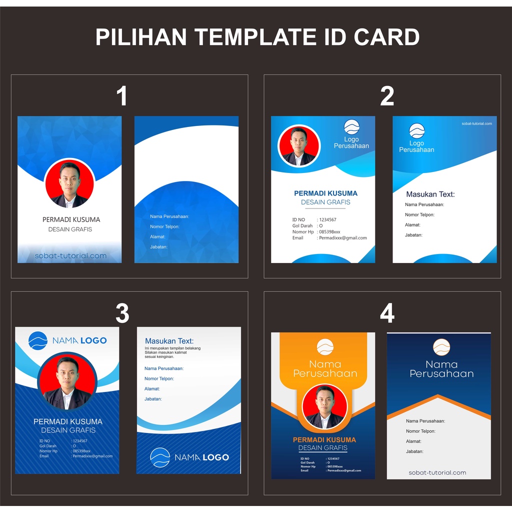 Jual Paket NAMA PANITIA ACARA BAHAN BC 160 GRAM FULL COLLOR UKURAN B2 ...