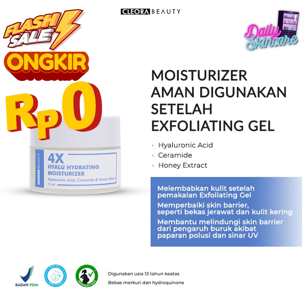 Jual Cleora Beauty 4X Hyalu Hydrating Moisturizer Medan | Deli Serdang ...