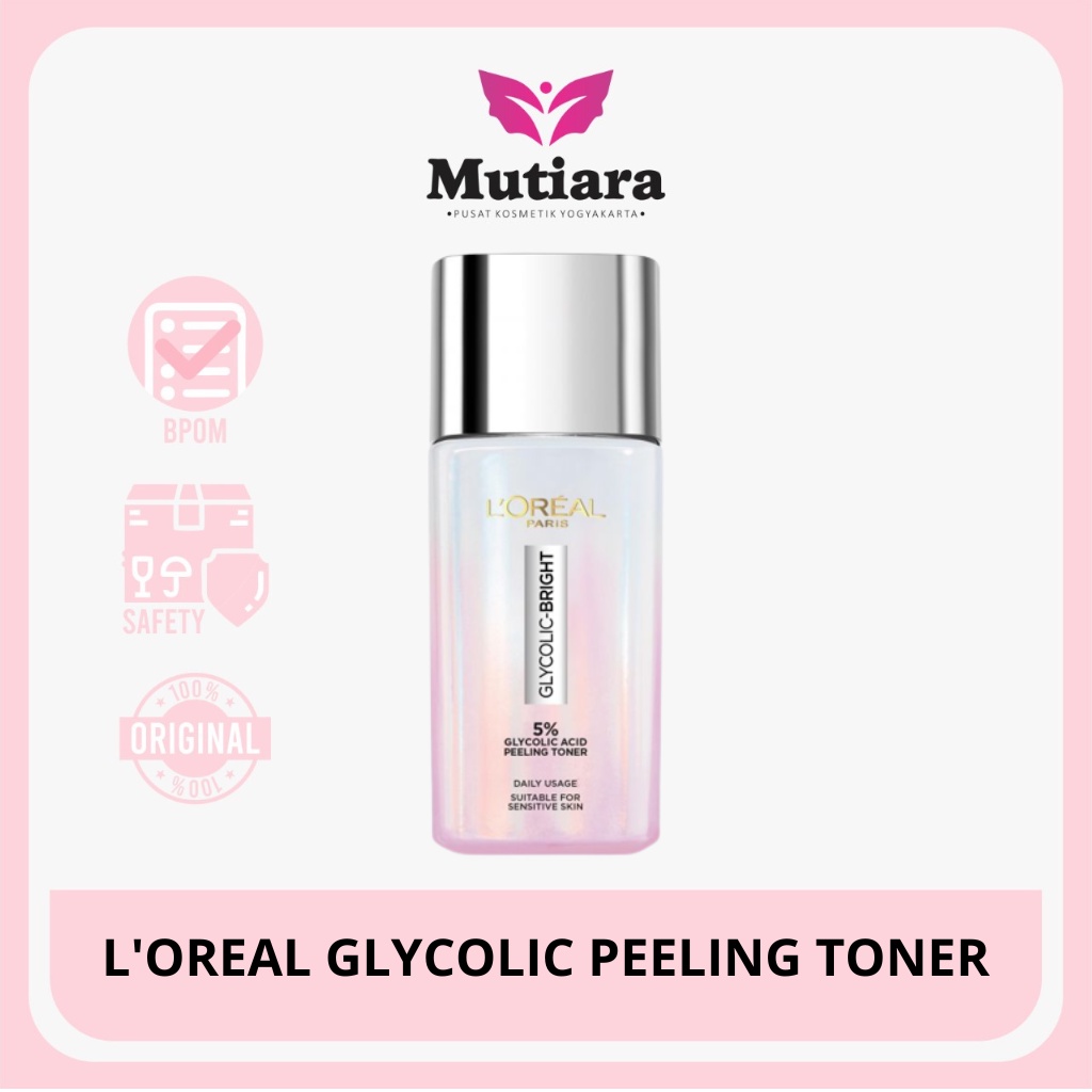 Jual L'OREAL GLYCOLIC BRIGHT PEELING TONER 65ML | Shopee Indonesia