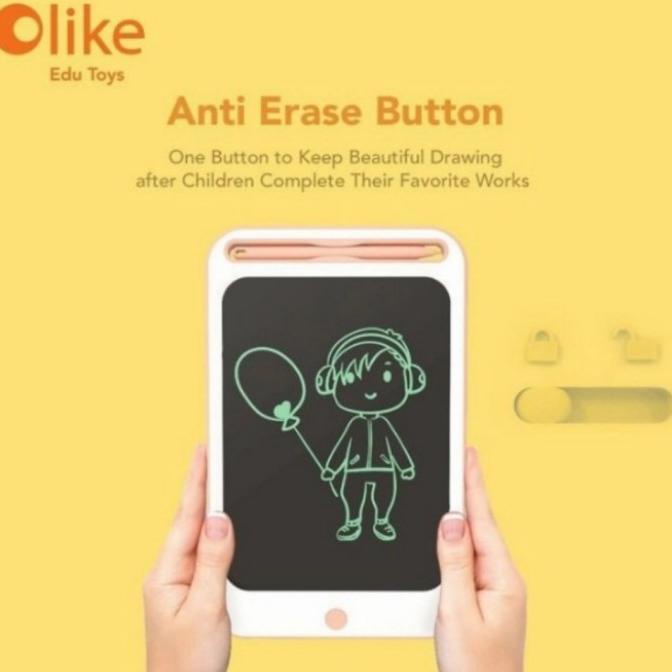 Jual LCD Drawing Board Olike Papan Tulis Digital Anak Garansi 6 Bulan ...