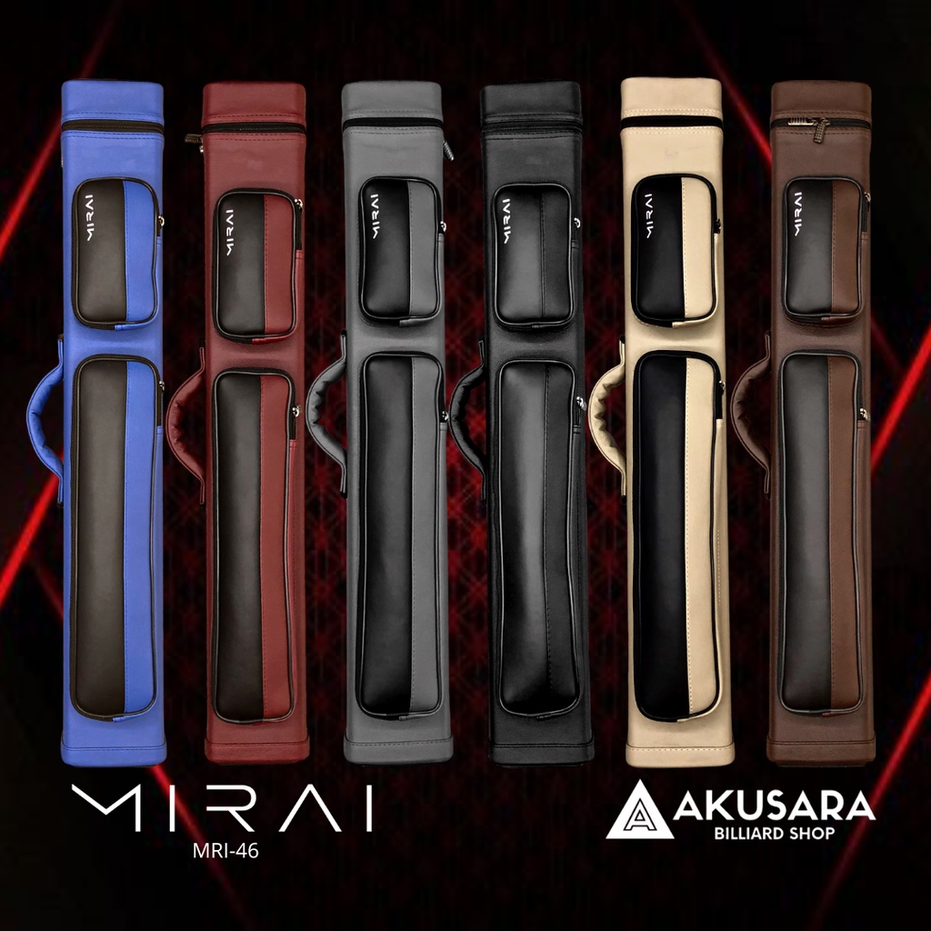 Jual TAS BILLIARD MIRAI 4X6 ( BURGUNDY, BROWN, SAVANNA, BLACK, BLUE ...