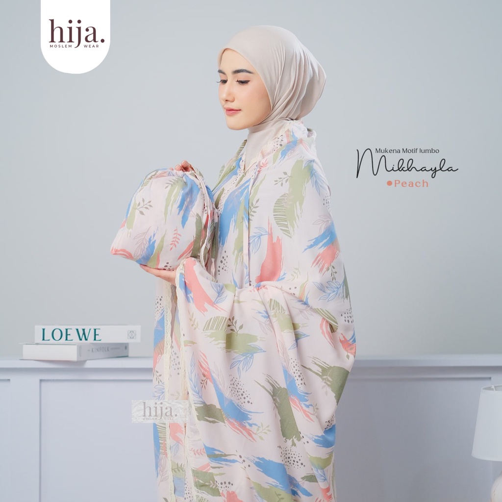Jual Mukena Jumbo 2 in 1 Motif Aesthetic Mukenah Adem Abstrak Rayon ...