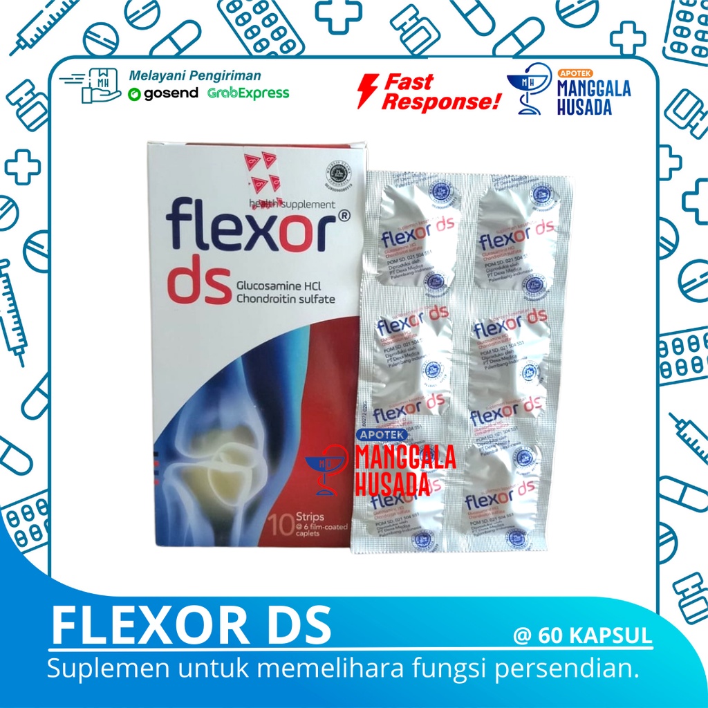 Jual FLEXOR DS SUPLEMEN KESEHATAN SENDI PER BOX @ 60 KAPLET | Shopee ...