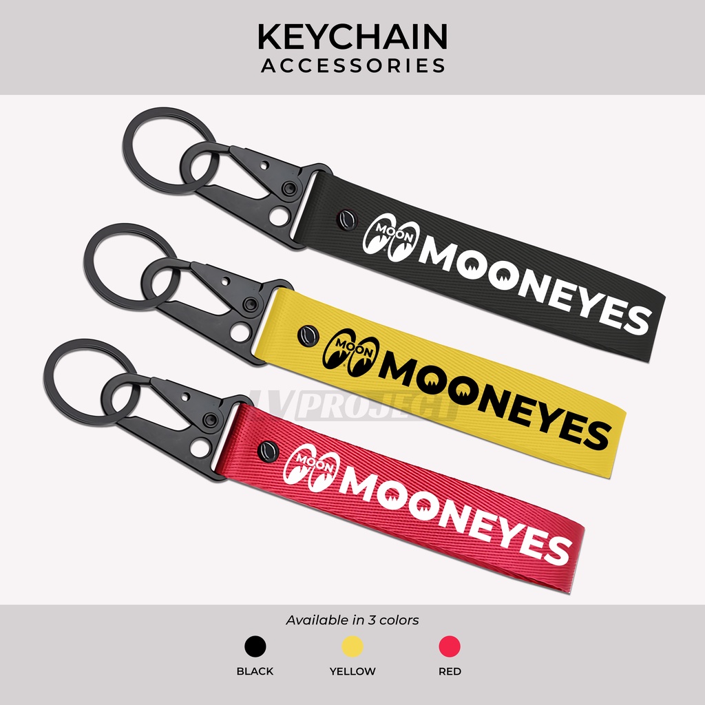 Jual Keychain Webbing Gantungan Kunci Mooneyes Motor Mobil Aksesoris ...