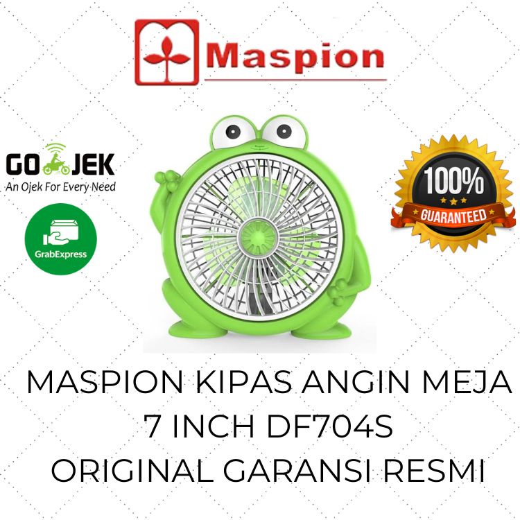 Jual Maspion Kipas Angin Mini Meja 7 Inch DF 704S / Kipas Angin Kecil / Deskfan Hijau Kodok Low ...