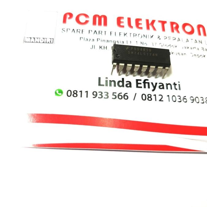Jual IC TTL 74174 DM74LS174N DM 74LS174N pcmelektr812 Diminati Banget ...