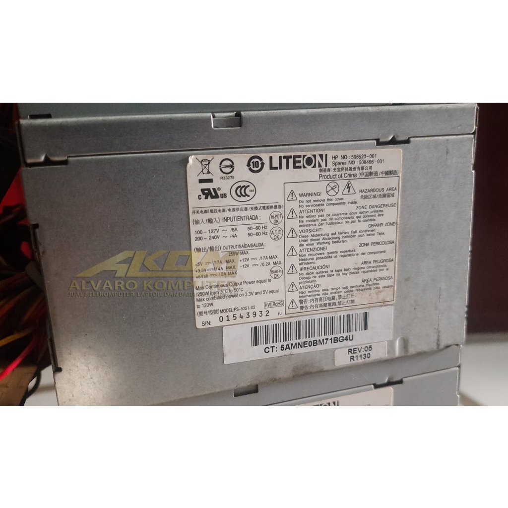 Jual PSU Power Supply Komputer Build up - Psu buildup irit daya ...