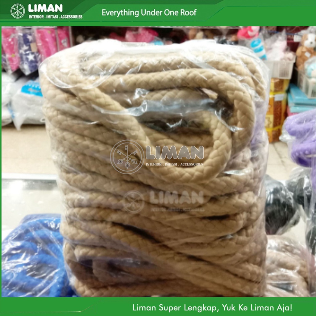 Jual Tali Sumbu Kemasan Besar Warna / Tali Tas Besar Totebag Craft (isi ...