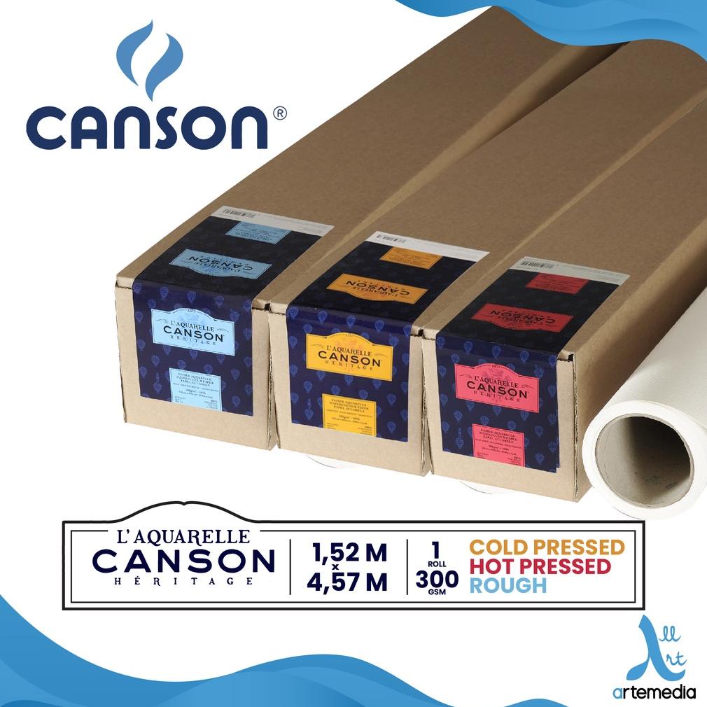 Jual Kertas Cat Air Canson Heritage 1.52x4.57m Watercolor Paper Roll ...