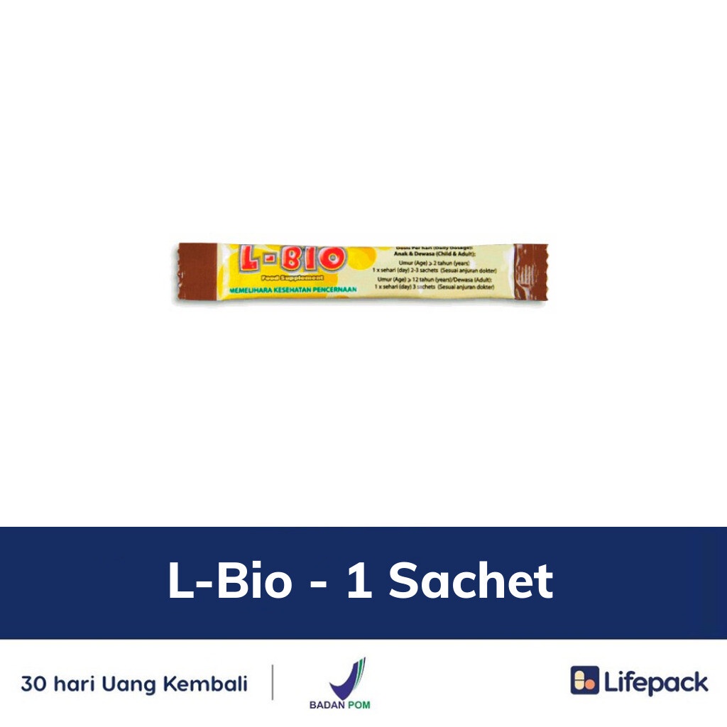 Jual L-Bio - 1 Sachet - LIFEPACK | Shopee Indonesia