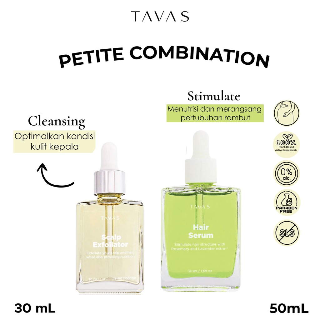 Jual TAVAS | Vitamin Perawatan rambut rontok dan lepek | Bundling Hair ...