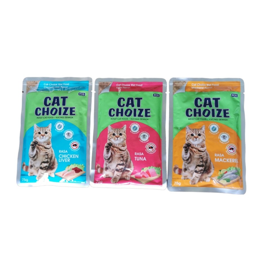 Jual Cat Choize Sachet 75gr - Makanan Basah Kucing Cat Choize All ...