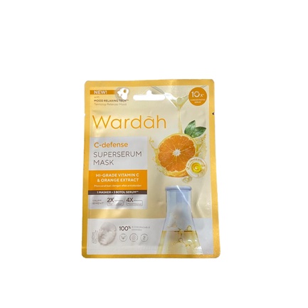 Jual Wardah Super Serum Sheet Mask 20ml | Perfect Bright / C-Defense ...