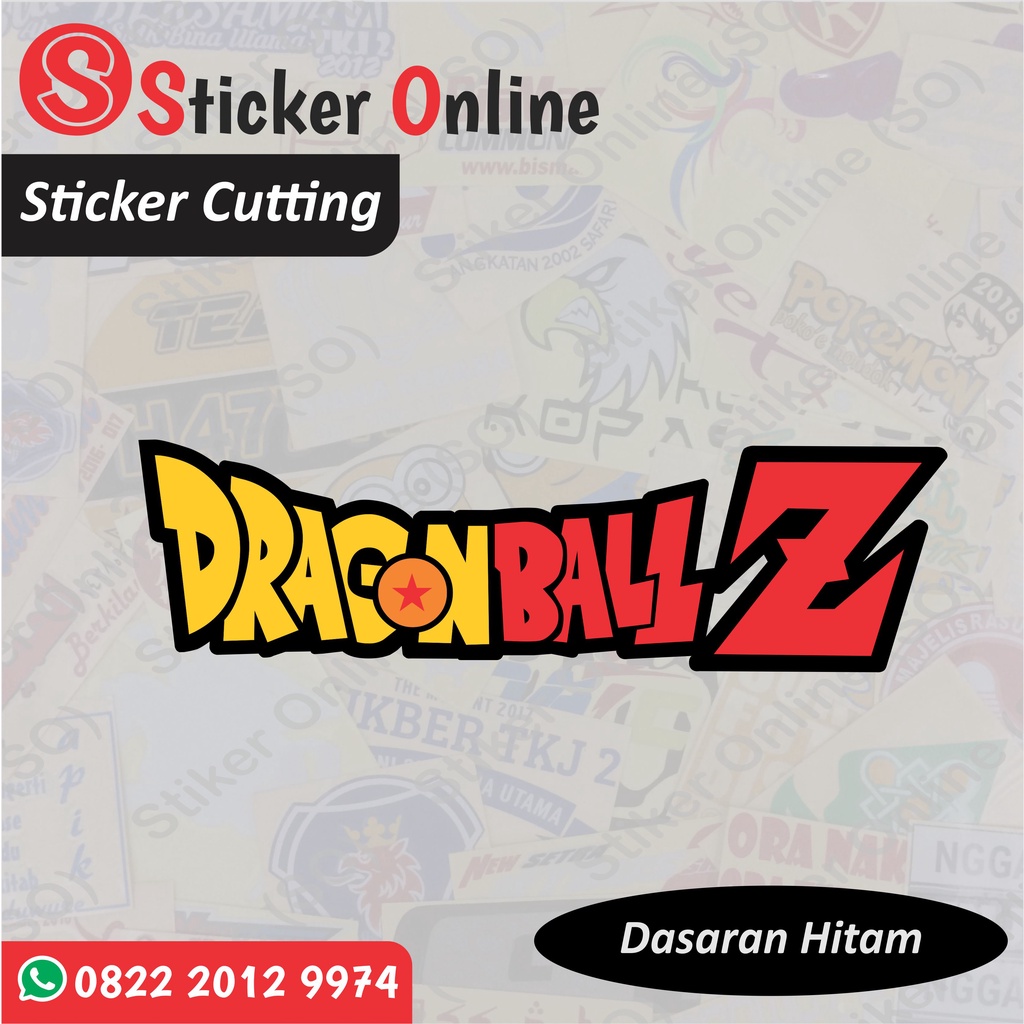 Jual Stiker Dragon Ball Z | Sticker Cutting Dragon Ball Z Motor Mobil ...