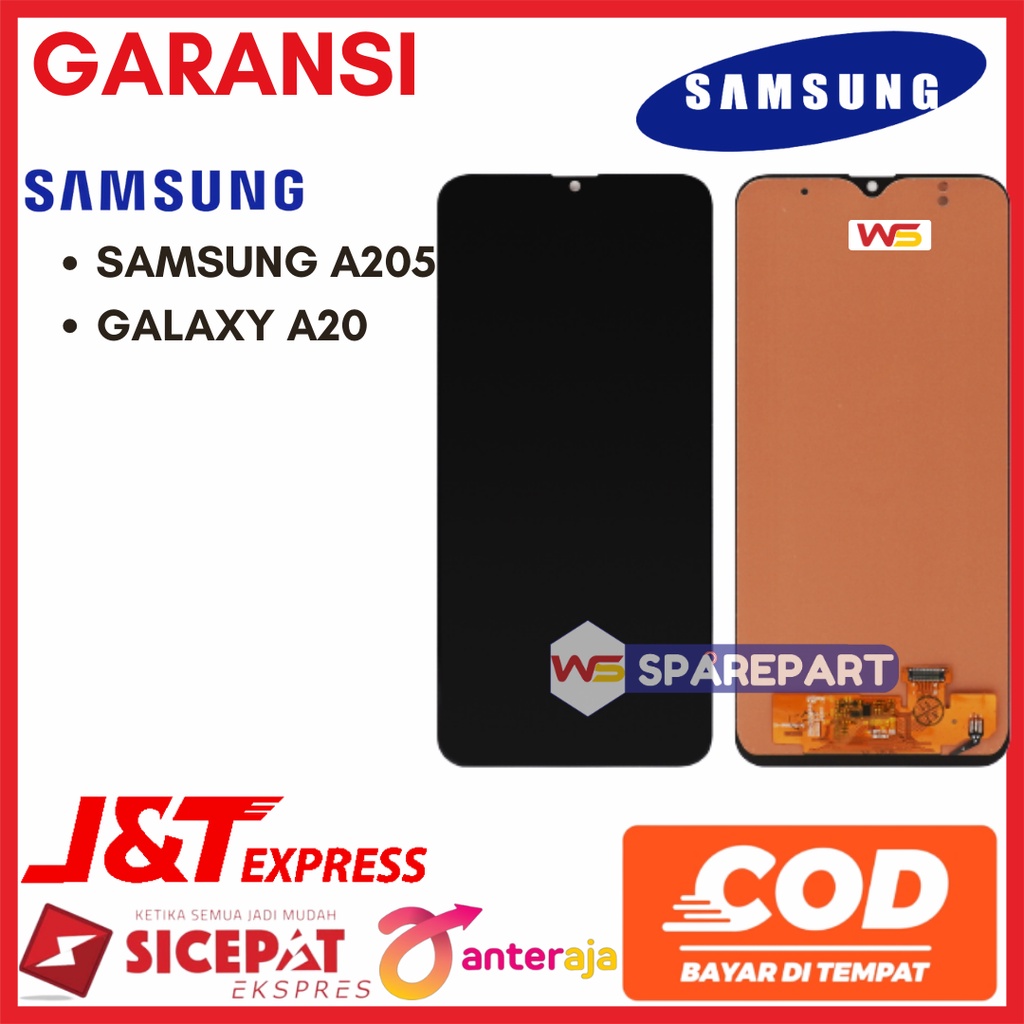 Jual LCD SAMSUNG A205 - A20 - ORIGINAL FULLSET TOUCHSCREEN | Shopee ...