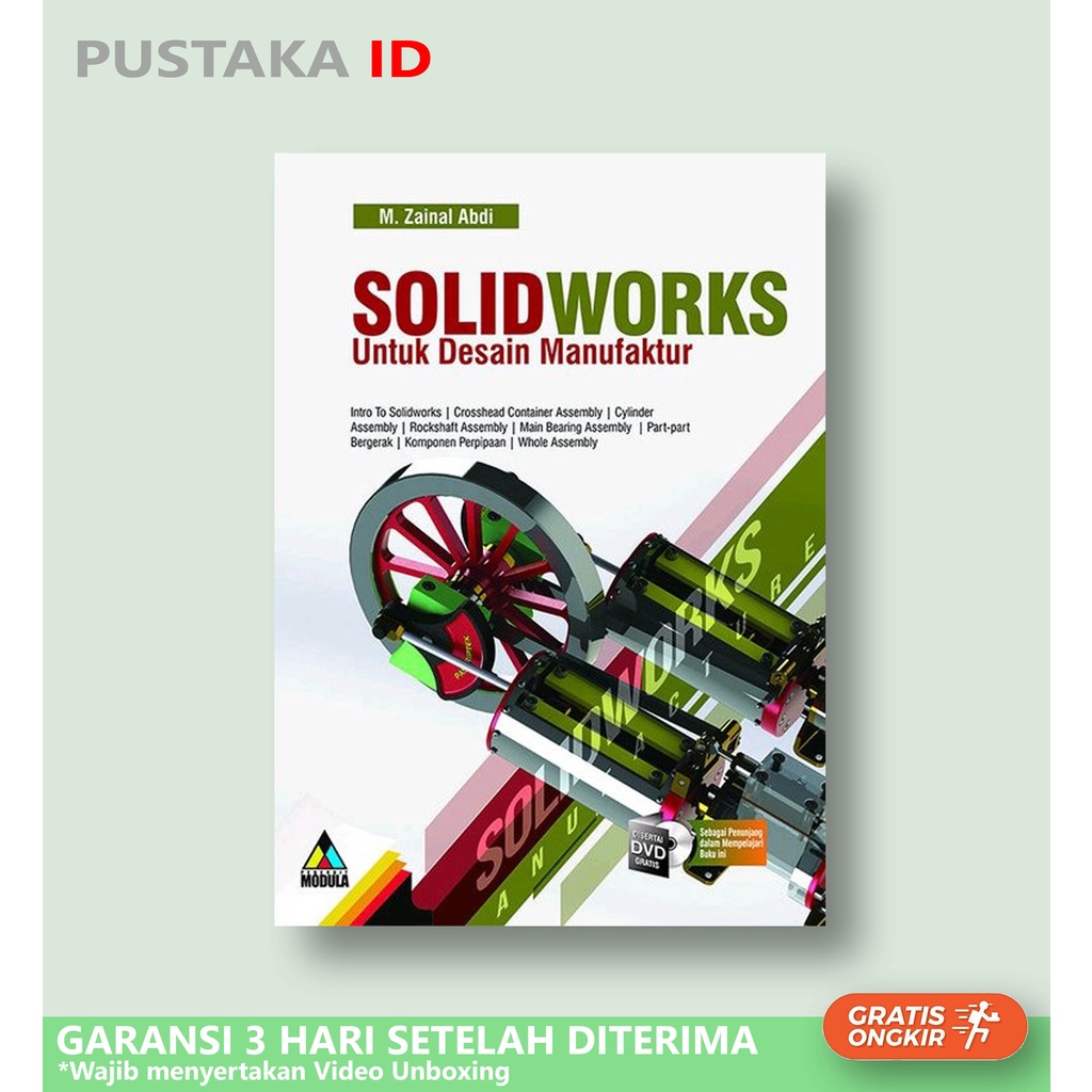 Jual Buku Solidworks Untuk Desain Manufaktur +Dvd - Original | Shopee ...