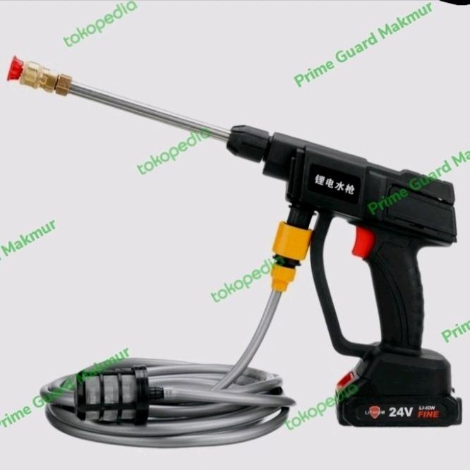 Jual Alat Cuci Mobil/Motor ,Cuci Steam 24V, Pakai Baterai | Shopee ...