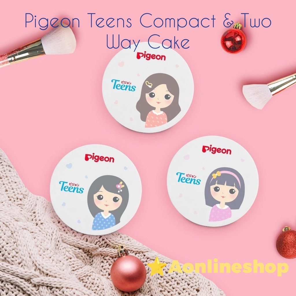Jual AS Pigeon Teens COMPACT Powder UV PTOTECTION - BEDAK PADAT REMAJA ...