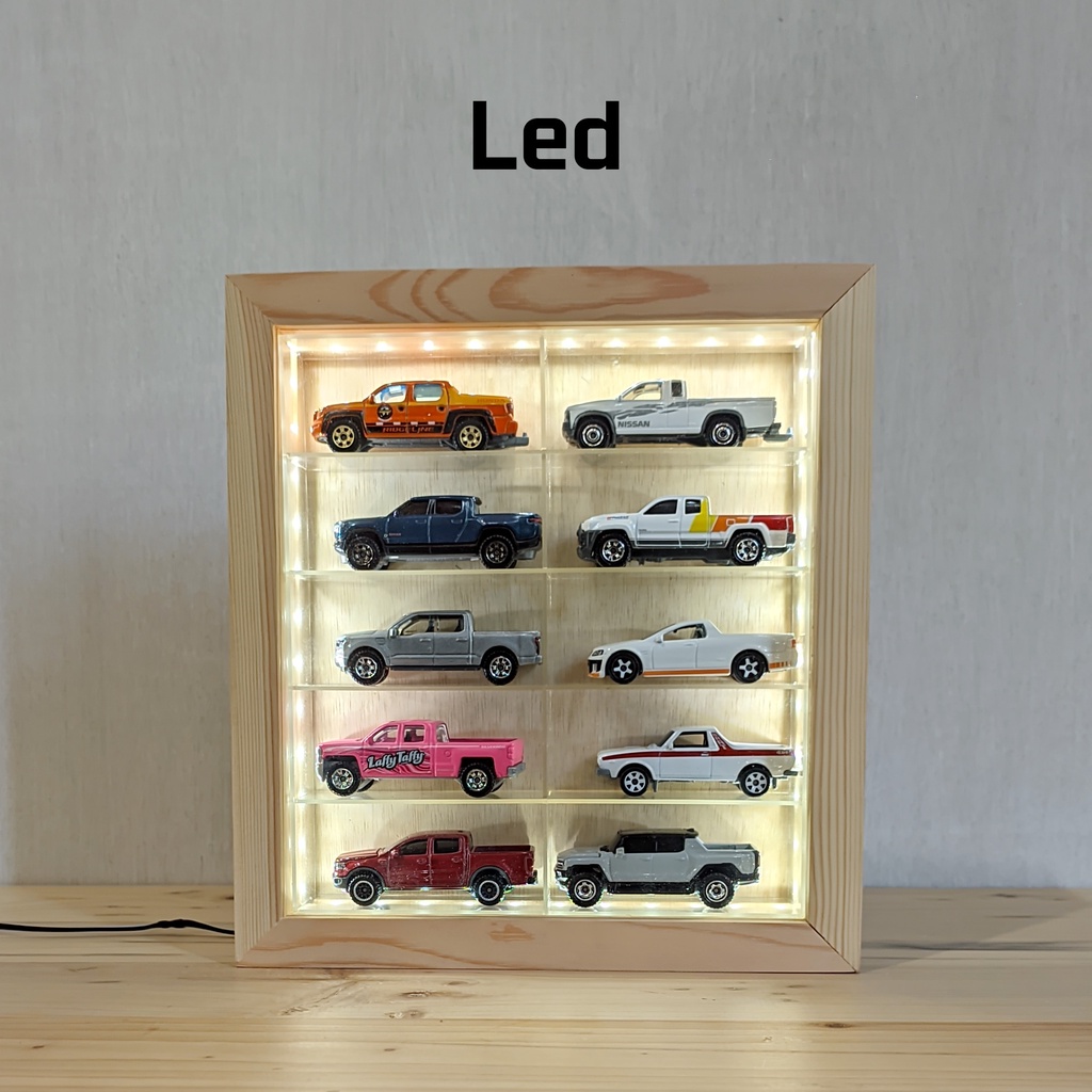 Jual 10 Mobil Rak Hotwheel Premium kayu solid dan akrilik | Shopee ...