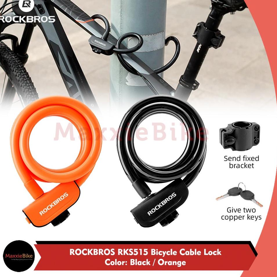 Jual HARGA BERSAHABAT ROCKBROS RKS515 Kunci Gembok Sepeda-Bike Bicycle ...